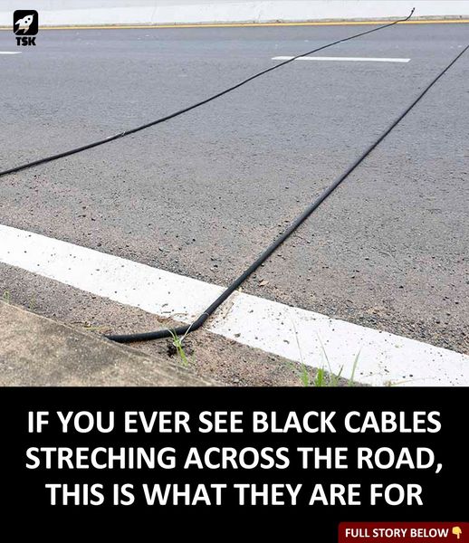 If You Ever See Black Cables Stretching Across The Road, This Is What ...