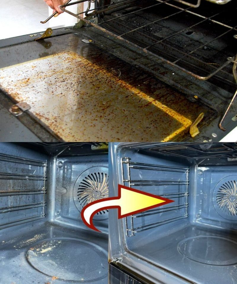 HOME TRICK, how to clean and degrease the glass inside the oven: You don’t have to dismantle ...
