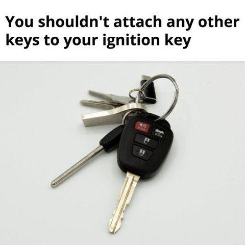 You Shouldn’t Attach Other Keys to Your Ignition Key. Here’s Why ...